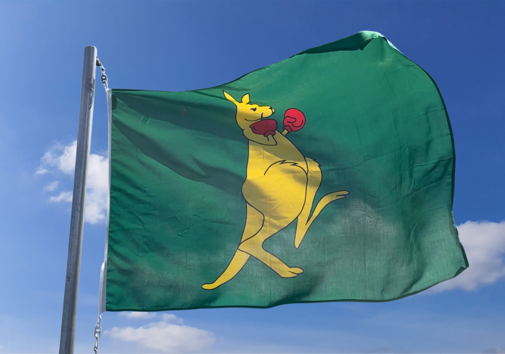 Harry West Flags Boxing Kangaroo Flag – My Yacht